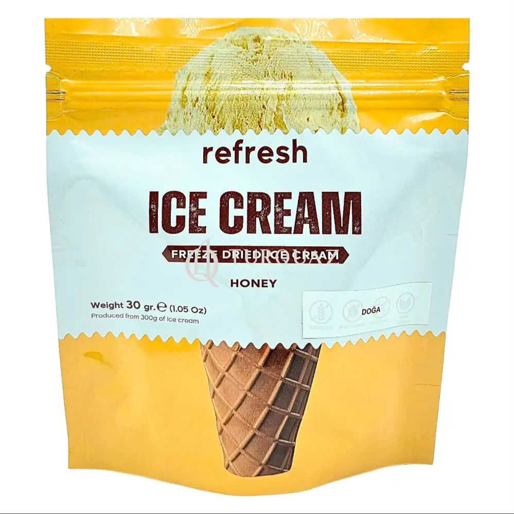 Refresh Freeze Dried Ice Cream Honey 30g – Turquaz Gourmet L.L.C