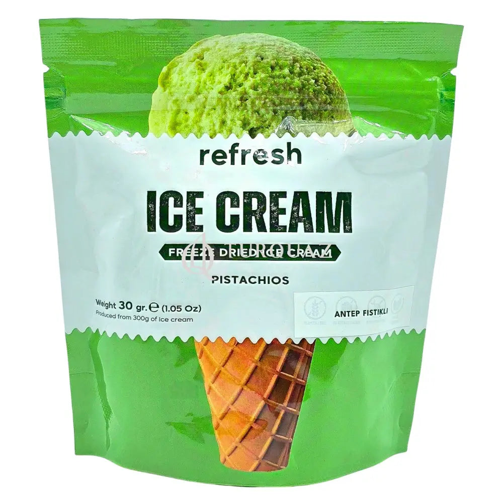 Refresh Freeze Dried Ice Cream Pistachio 30g – Turquaz Gourmet L.L.C